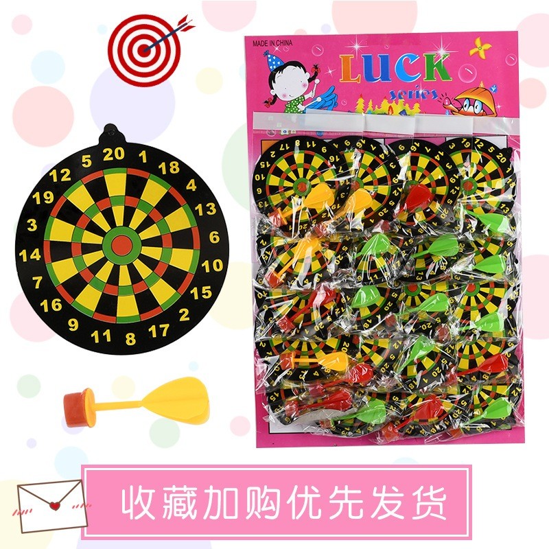 Blister of 20 sets of mini darts Unique sticky dart throwing toys ...