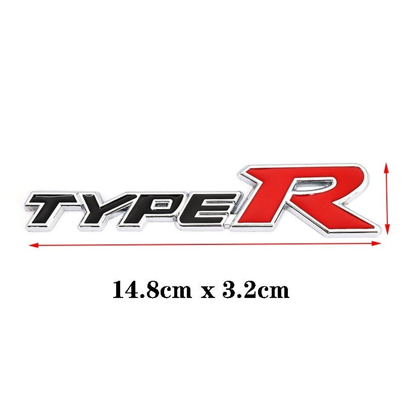 3D Metal TYPER TYPES Car Stickers Decals Front Hood Grill Emblem for ...