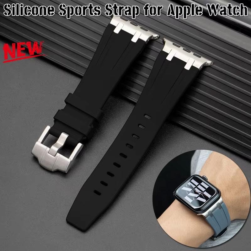 Rubber Soft Strap Sport Modification Kit Band For Apple Watch Ultra 2 1 ...