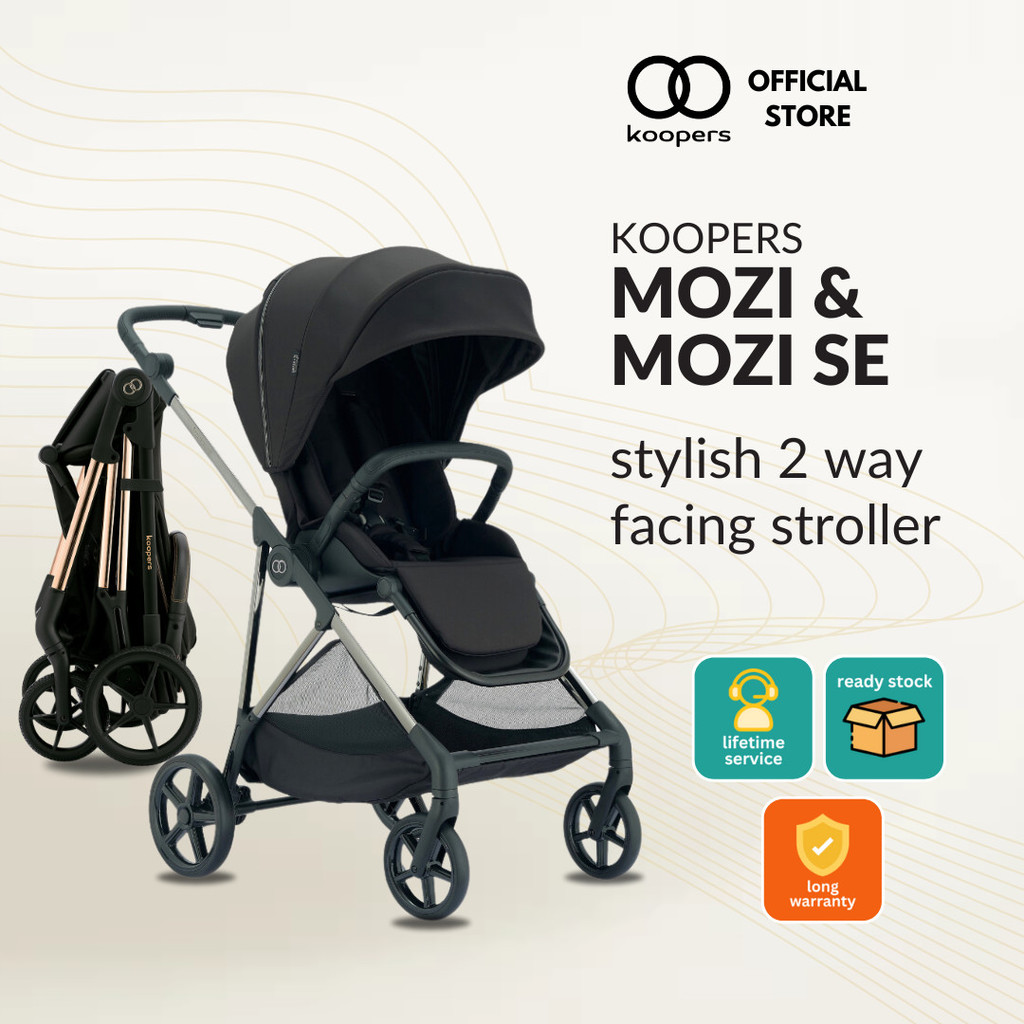 Koopers Mozi 2 Way Facing Mid Size Baby Stroller 0-22kg EN1888 Approved ...