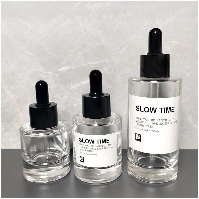 Botol Pendispensan Penitis Kaca Tebal Produk Penjagaan Kulit Bawah ...