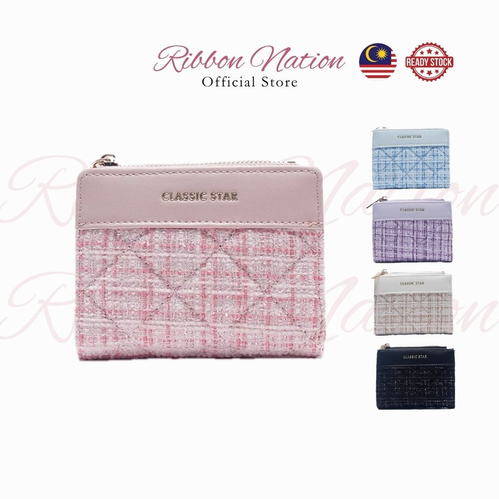🎀 🇲🇾 𝐑𝐄𝐀𝐃𝐘 𝐒𝐓𝐎𝐂𝐊 🇲🇾🎀 Classic Wallet Cute Waterproof Dompet Student ...