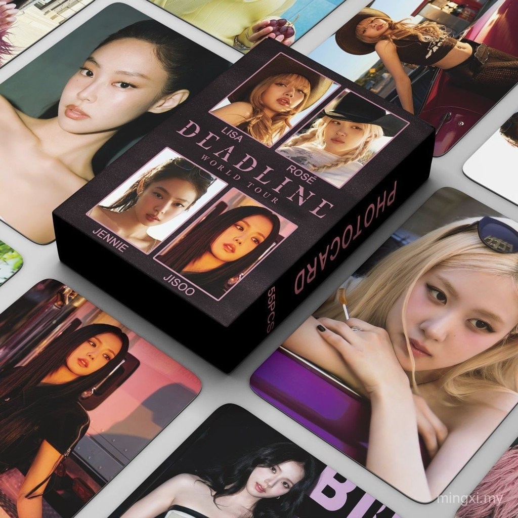 55 blackpink Photocards DEADLINE Concert Cards JISOO JENNIE LISA ROSE PYB8 | Shopee Malaysia