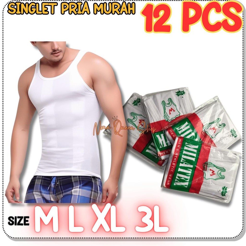 CONTENTS 3 PCS MEN'S SINGLET UNDERWEAR BLACK MIATEX STYLE SMB MILATEX NUTEX | Shopee Malaysia