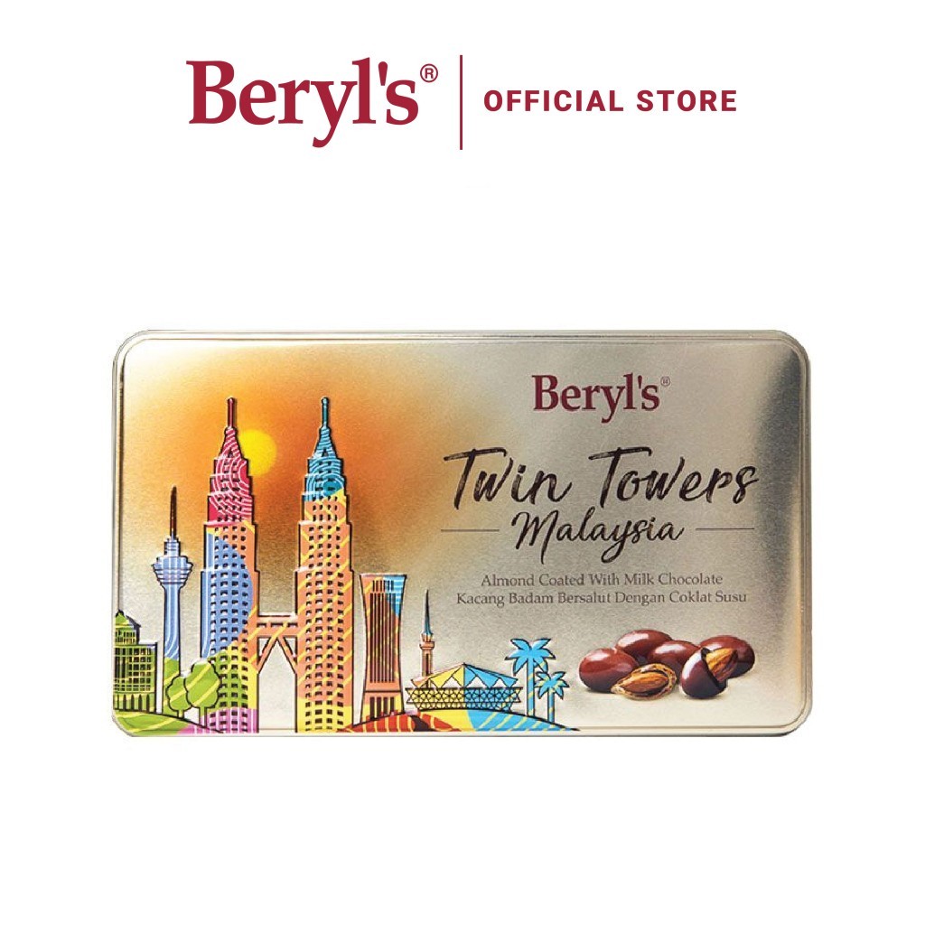 Beryl's Kacang Badam Bersalut Dengan Coklat Susu | Beryl's Twin Towers ...