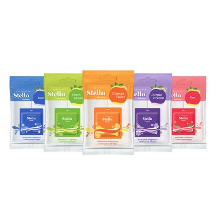 STELLA BATHROOM FRESHENER POCKET ( 6 sachets ) | Shopee Malaysia
