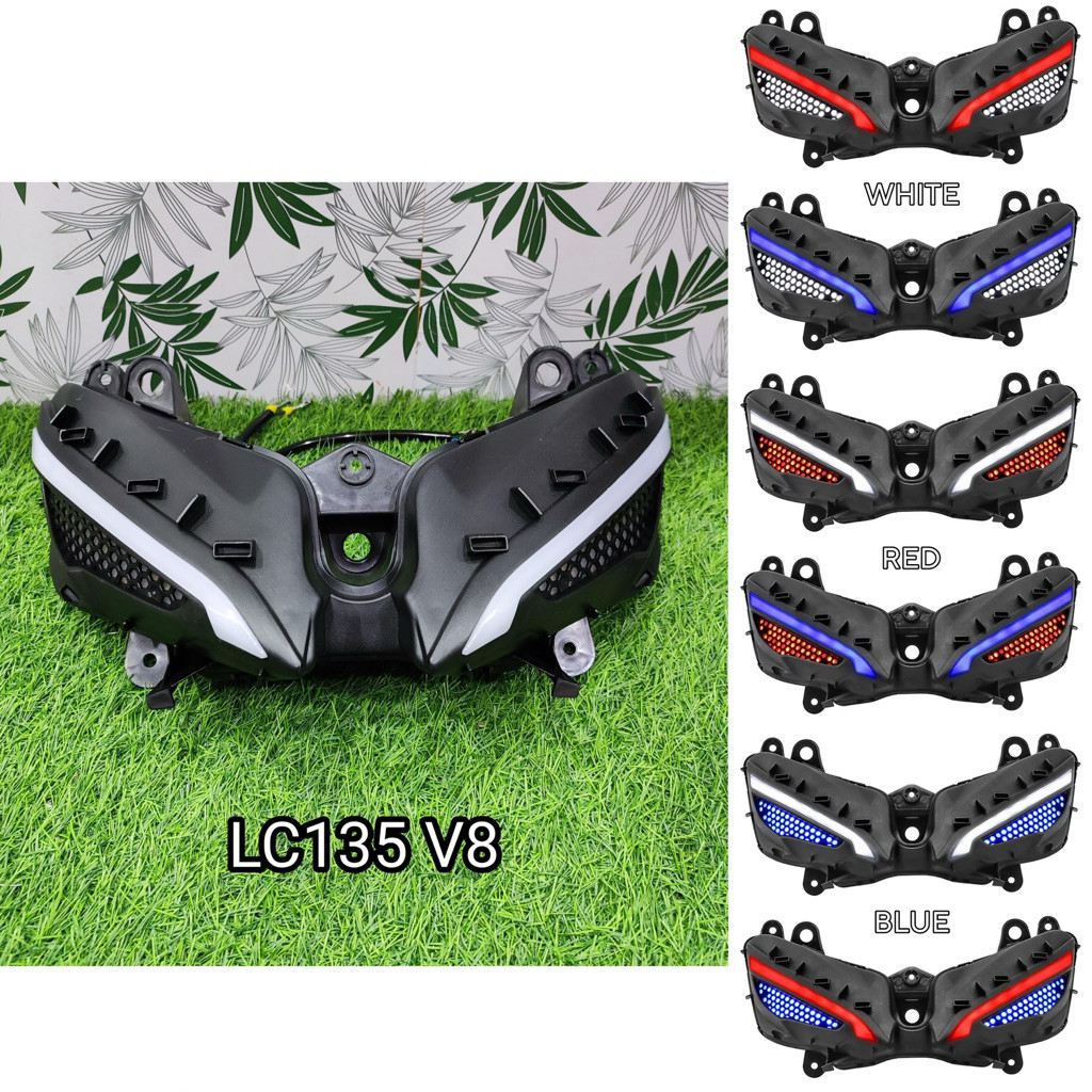 (ZHIPAT) (BLUETOOTH) LC135 V8 Fi LED PILOT LIGHT MATA GABAN WITH ...
