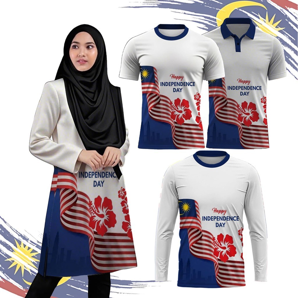 2025 Malaysia 68th Anniversary Merdeka Commemorative Clothing HS-009 ...