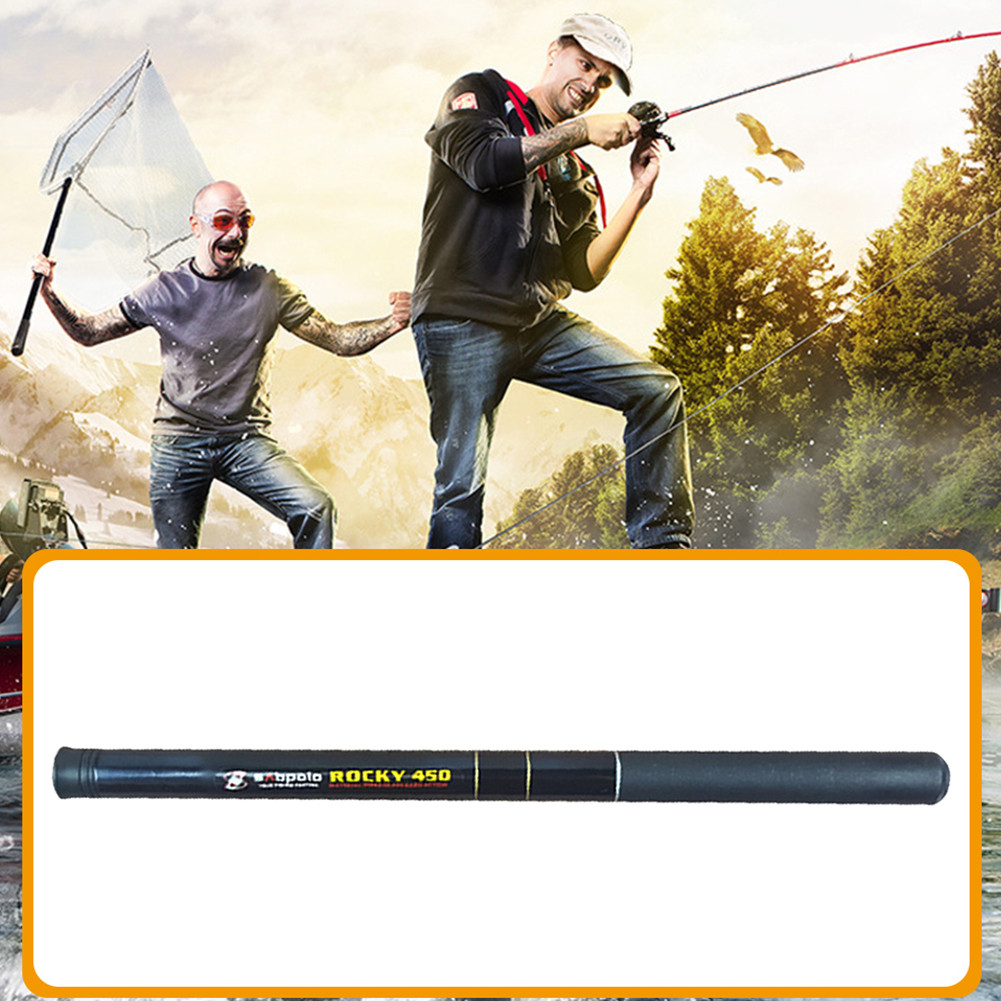 Telescopic Fishing Rod Stream Lake Hand Pole Fiberglass Hand Rod ...
