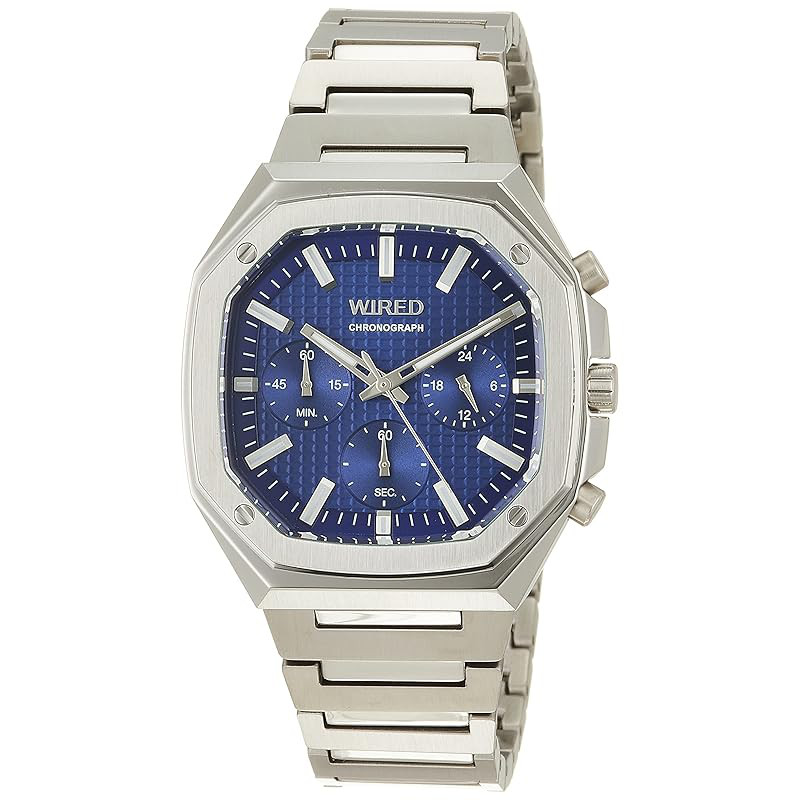 Seiko Wired Reflection Octagon Men's Watch AGAT448 Silver Model | Shopee Malaysia