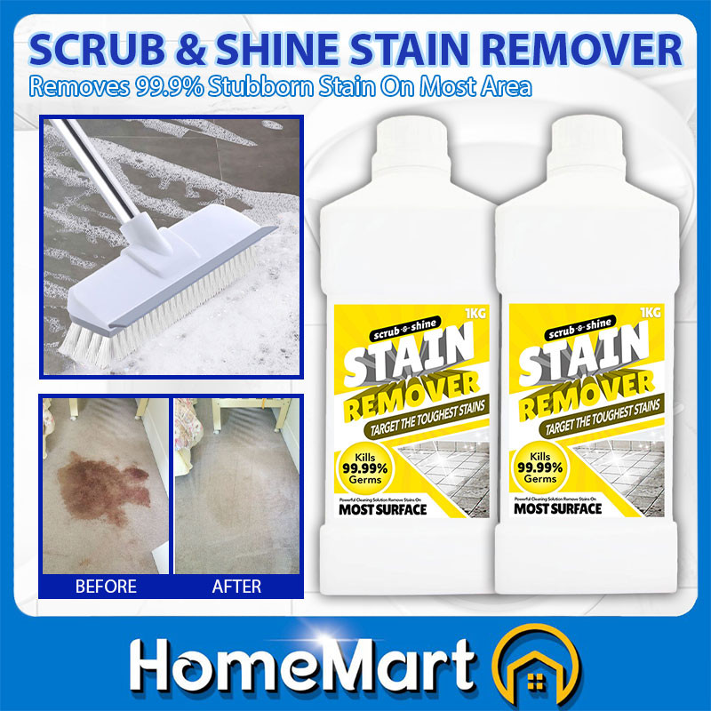 Heavy Duty Scrub & Shine Stain Remover Toilet Cleaner Floor Bathroom ...