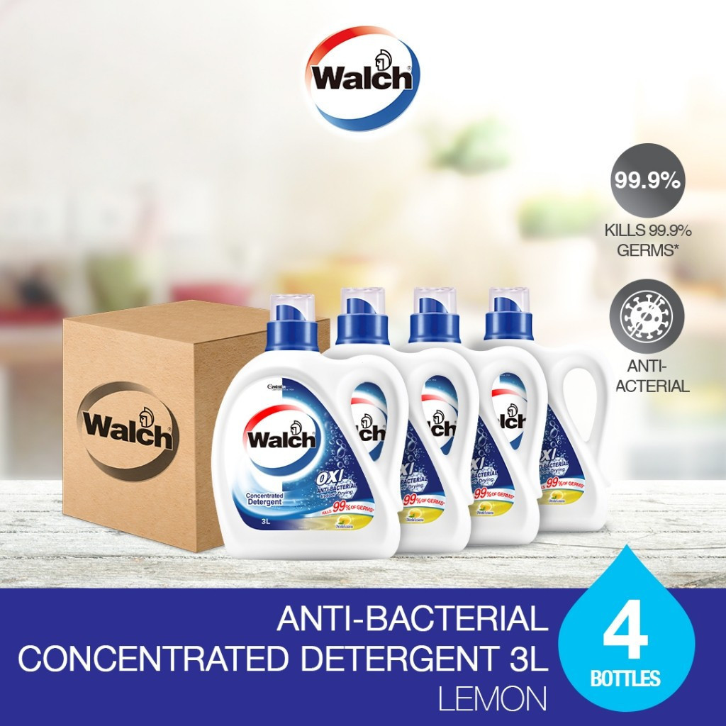 [Carton Deals] Walch OXI Clean Anti-Bacterial Concentrated Detergent ...