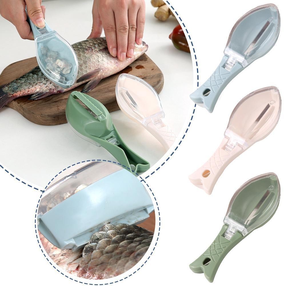 Fish Scaler Fast Fish Scale Remover No Mess Fish Descaler Tool Cleaning ...