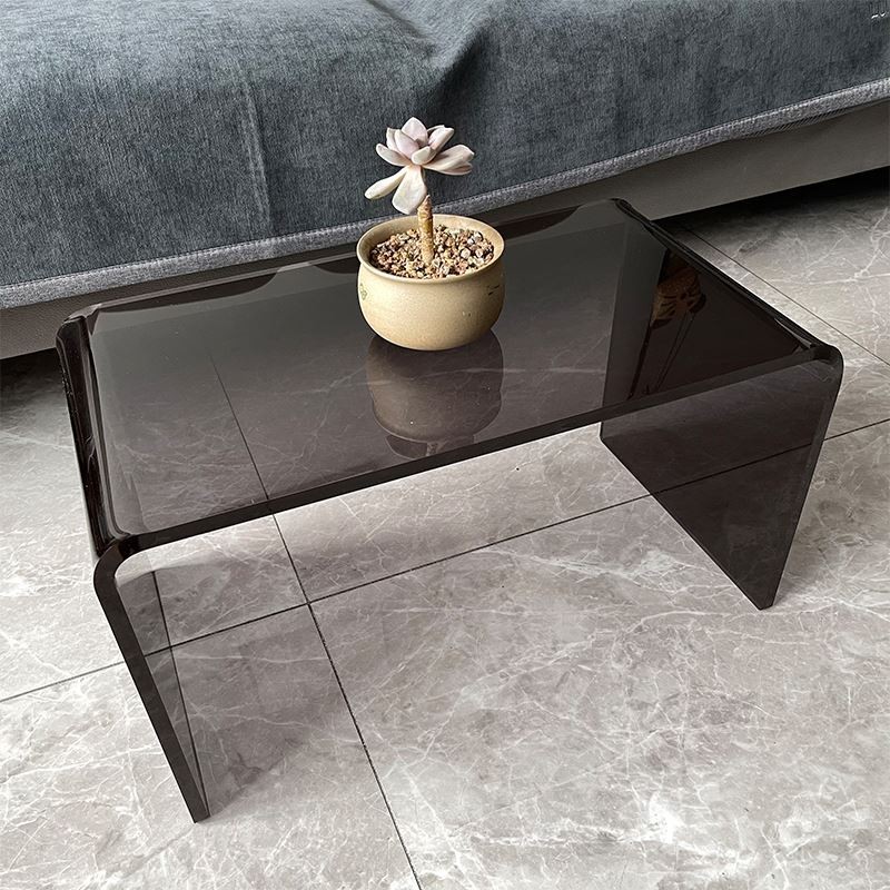 [Customizable] Light Luxury Bay Window Acrylic Coffee Table Sofa Side ...