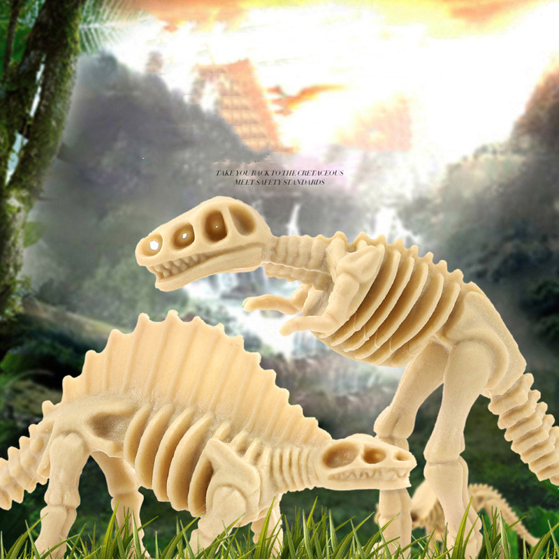 Dinosaur Skeleton Children'S Toys New Diy Simulation Archaeological ...