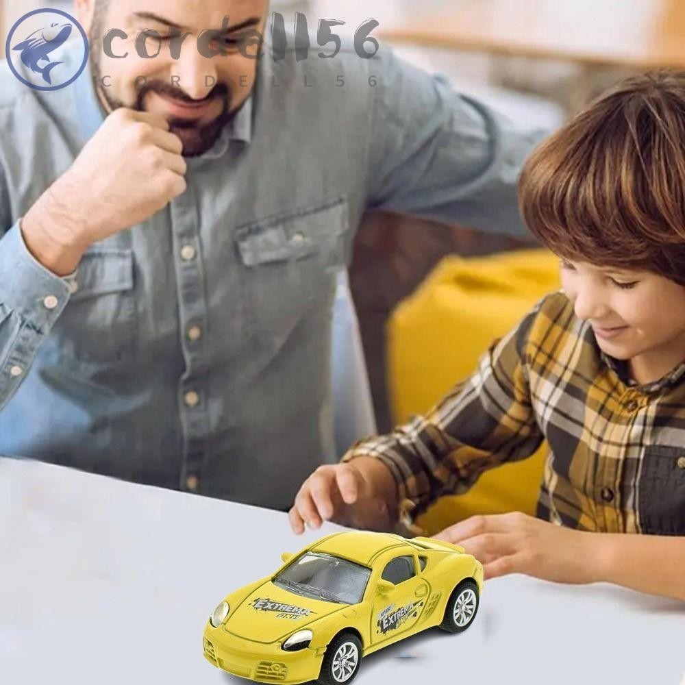 CORDELL Pull Back Simulation Car Toy, Miniatures Metal Pull Back 1:43 ...