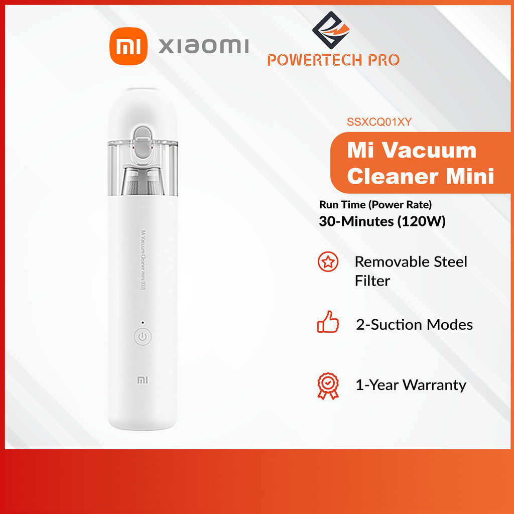 Xiaomi Mi Vacuum Cleaner Mini with 30min Runtime 2-Cleaning Handheld ...