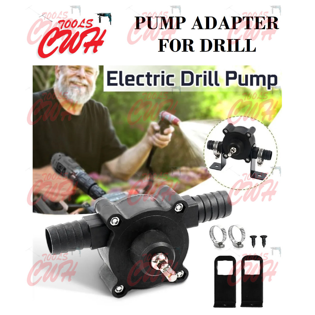 ELECTRIC HAND DRILL MINI PORTABLE WATER PUMP ADAPTER ADAPTOR WATER ...