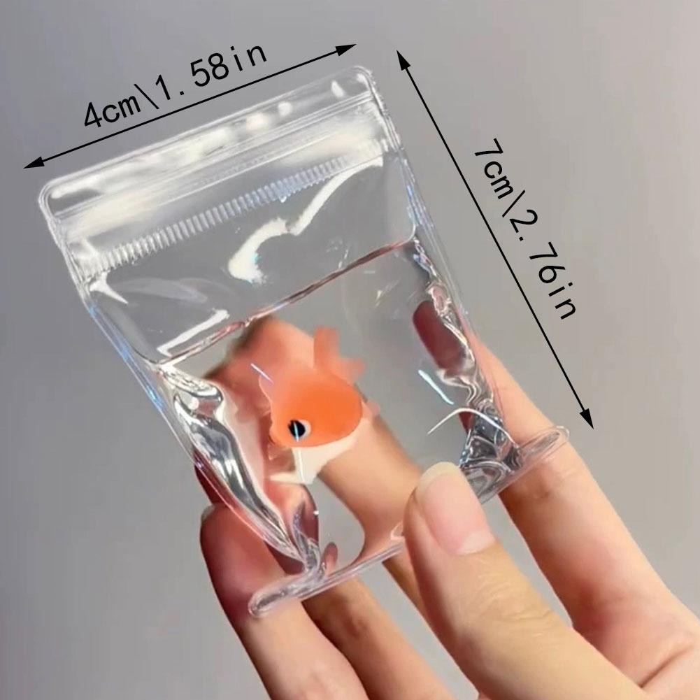 Goldfish Pinch Le Transparent Goldfish Bag Silicone Pinch Le ...