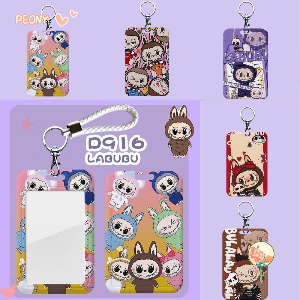 PEONY-HOME Card Sleeve, Multifunctional Anti-lost ID Card Holder ...