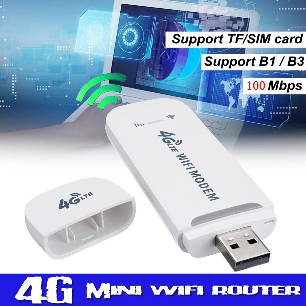 4G LTE USB Modem Router Unlocked Bypass Portable WIFI Sim Card Hotspot ...