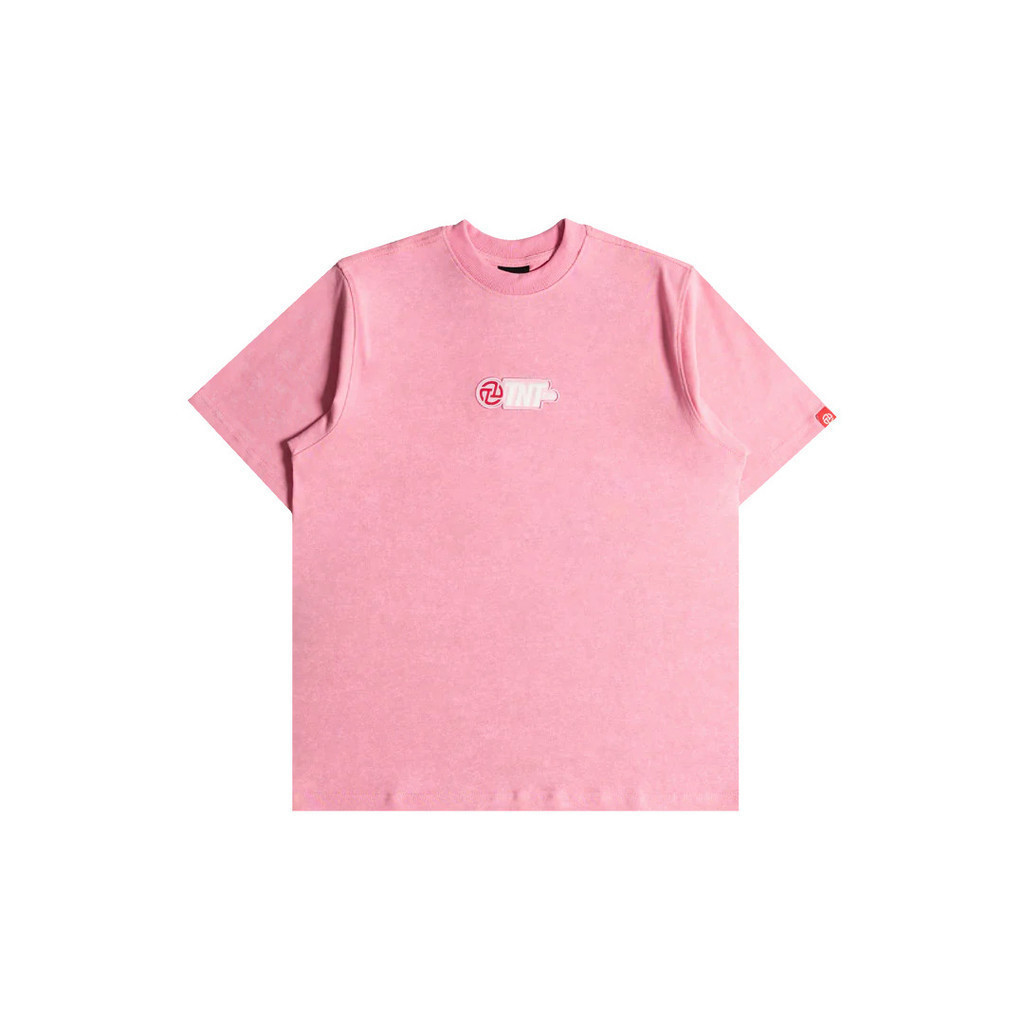 TNTCO ACID WASHED LOGO TEE (PINK) | Shopee Malaysia