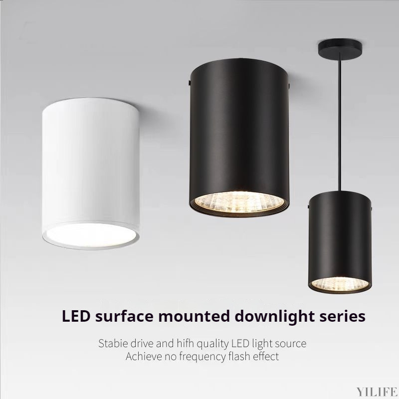 LED Surface Mounted Downlight LED Spotlight round Downlight Suitable ...