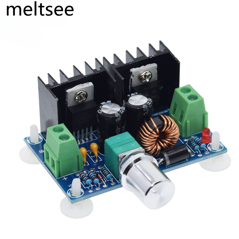 XH-M401 DC-DC Step Down Buck Converter Power Supply Module XL4016E1 PWM Adjustable 4-40V To 1.25 ...