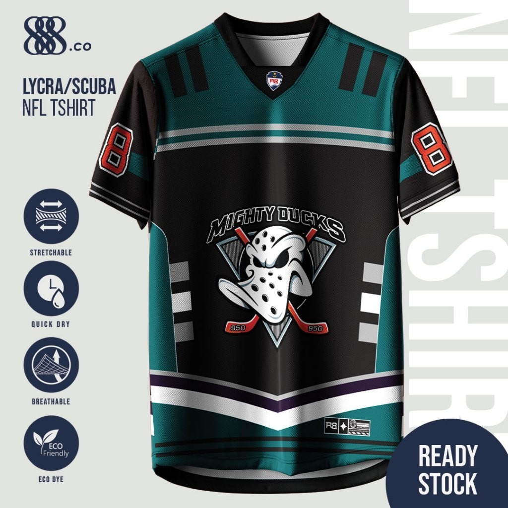 NFL Senior JERSEY MIGHTY DUCKS ICE HOCKEY White New Era Sports 2024 ...