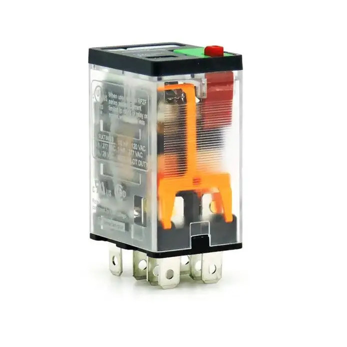 Original RPM22P7 small intermediate relay with light 15A DC24V AC230V 8 ...