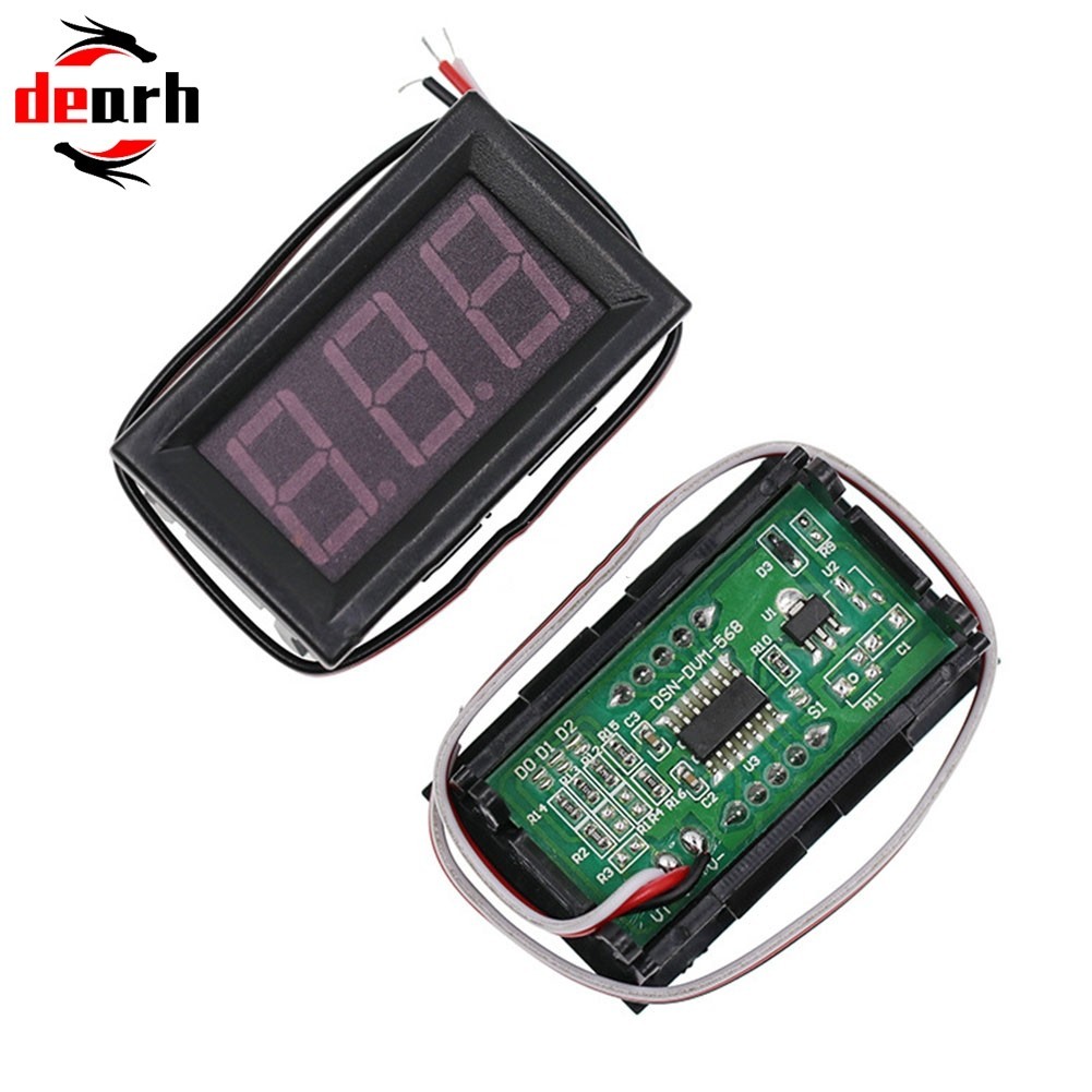 [DRHT 0806] 0.56 inch 3 Wire LED Digital DC Voltmeter DC0V-30V Reverse ...