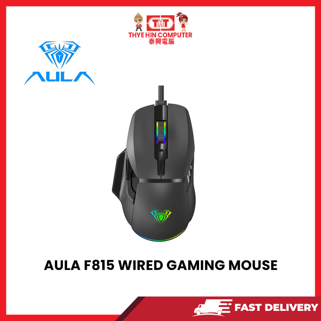 AULA F815 WIRED GAMING MOUSE | Shopee Malaysia