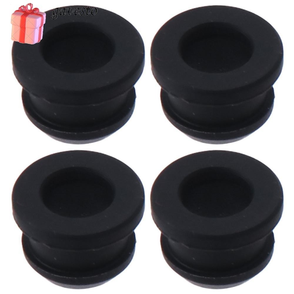 GAVESTO 4Pcs Rubber Grommets, Round Black White Rubber Plug Hole ...