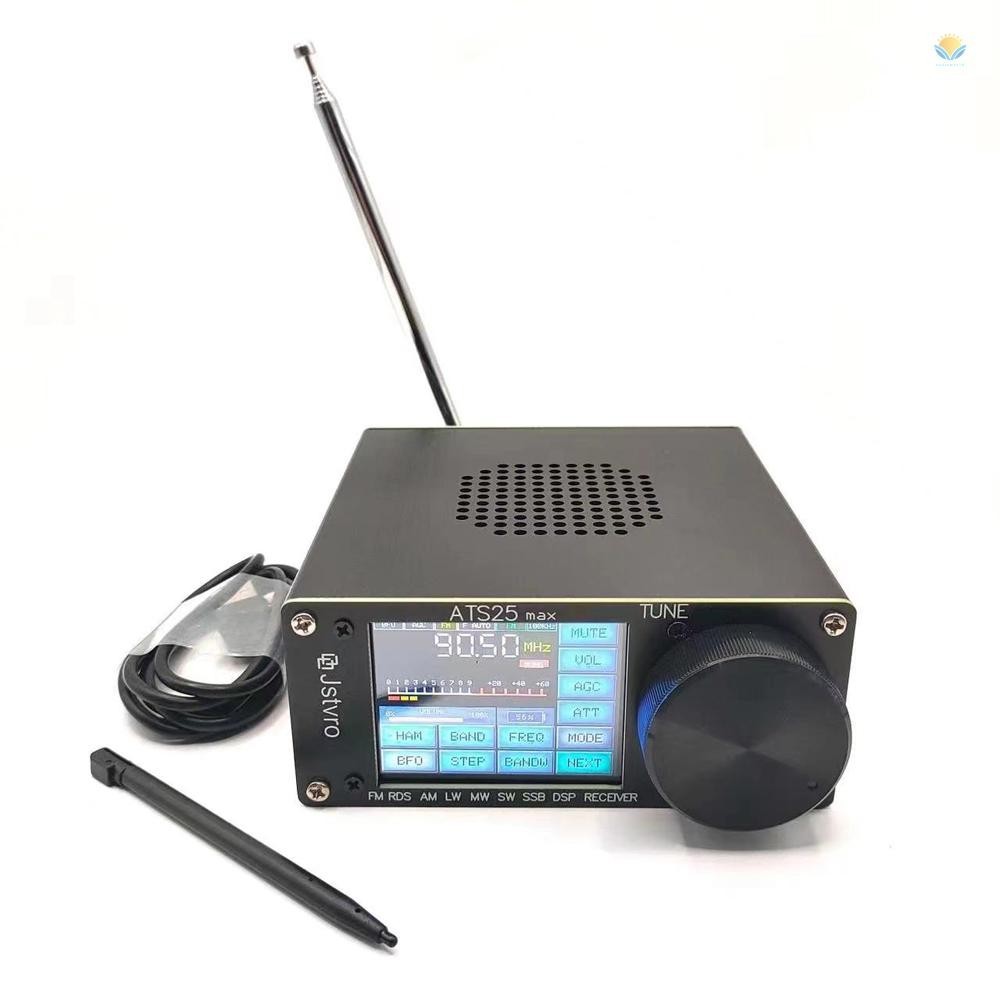 ATS-25 Max Portable Radios Receiver Upgraded Si4732 Chip with 2.8-inch ...
