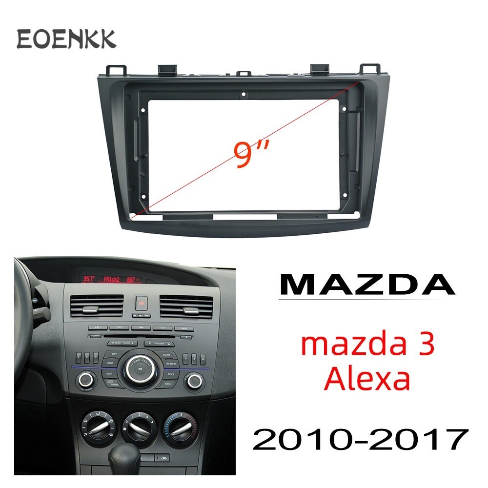 Honxun 9 inch car android head unit bracket dash mounting kits 2din ...