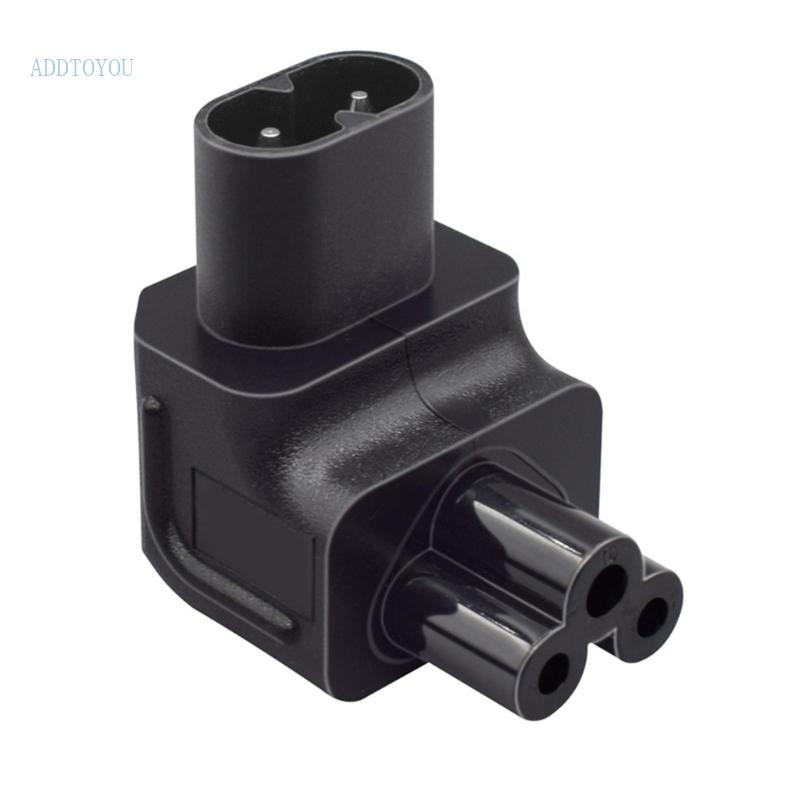 【3C】 Angled Connection Power Adapter from IEC320 C8 Male to C5 Female ...