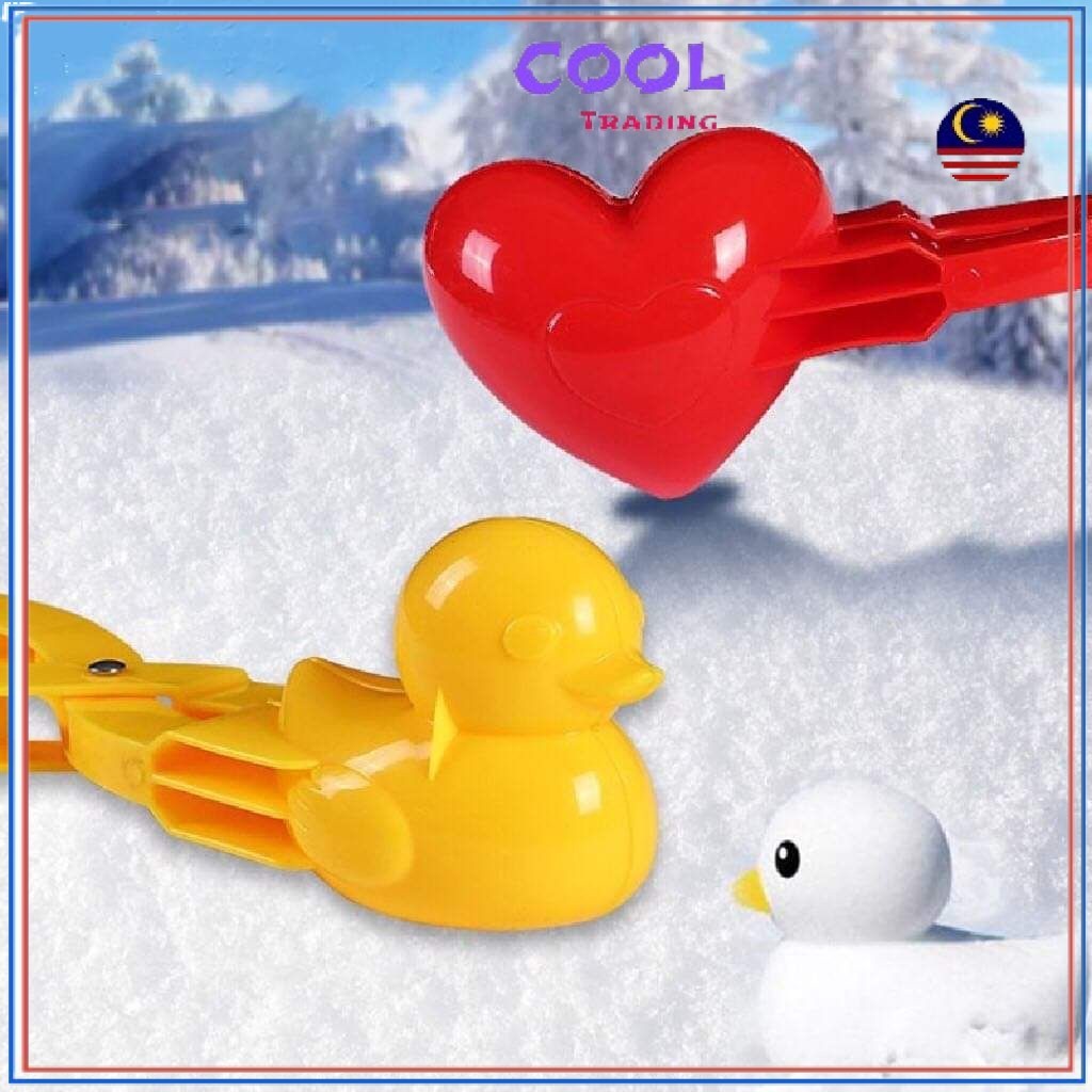PP 3D Love / Duck / Snowman Shaped Snowball Clip Children Outdoor ...