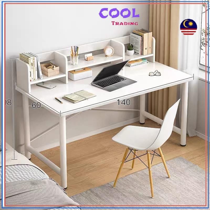 PP 100 / 120 / 140cm Study Table with Drawer Computer Table Office ...