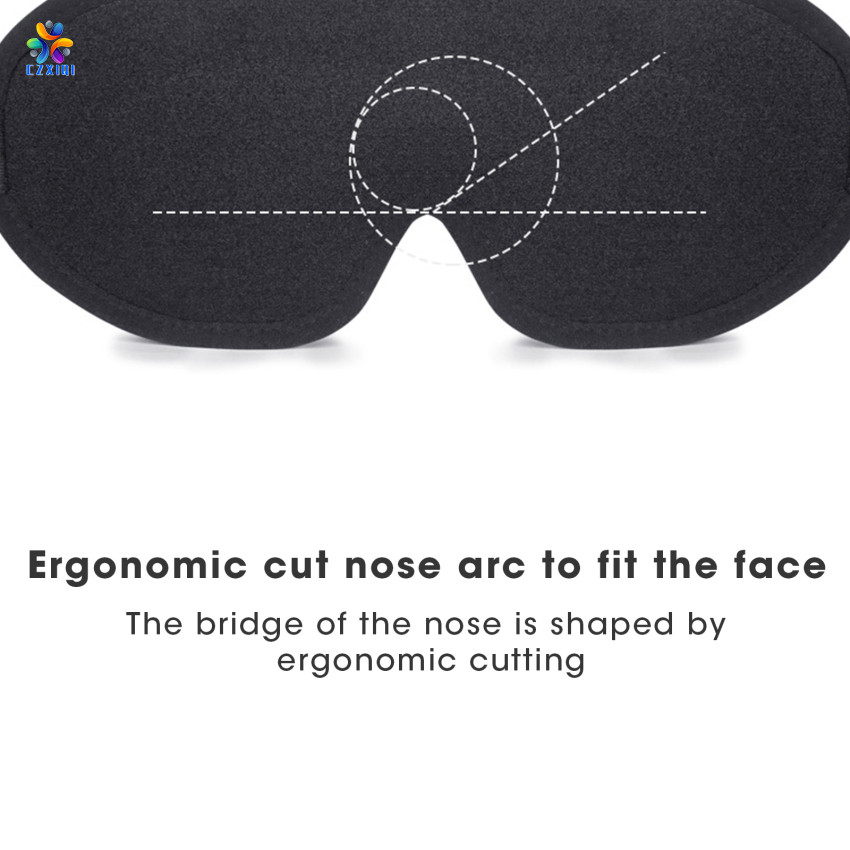 Eye Mask for Sleeping 3D Contoured Cup Blindfold Concave Molded Night ...
