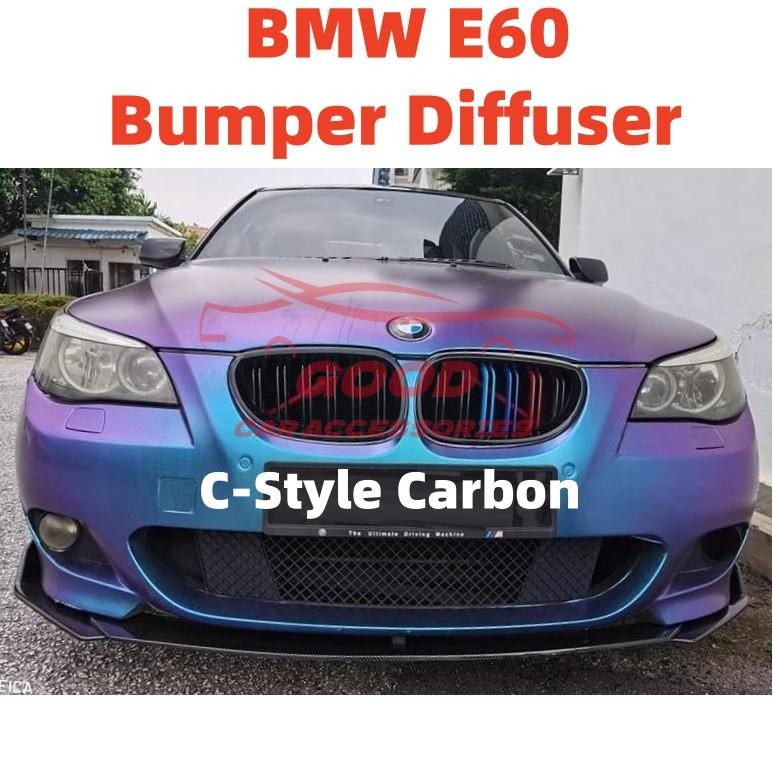 BMW E60 Front Bumper Diffuser Lip Wrap Angle Splitters Side Skirt ...