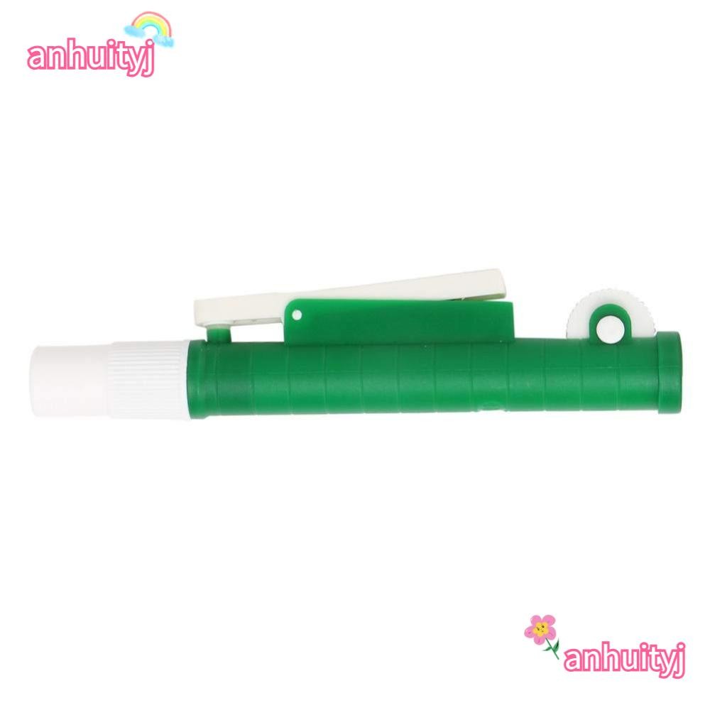 LANJ 10ml Pipet Pump, 10ml Green Pipette, Plastic Laboratory Pipette ...