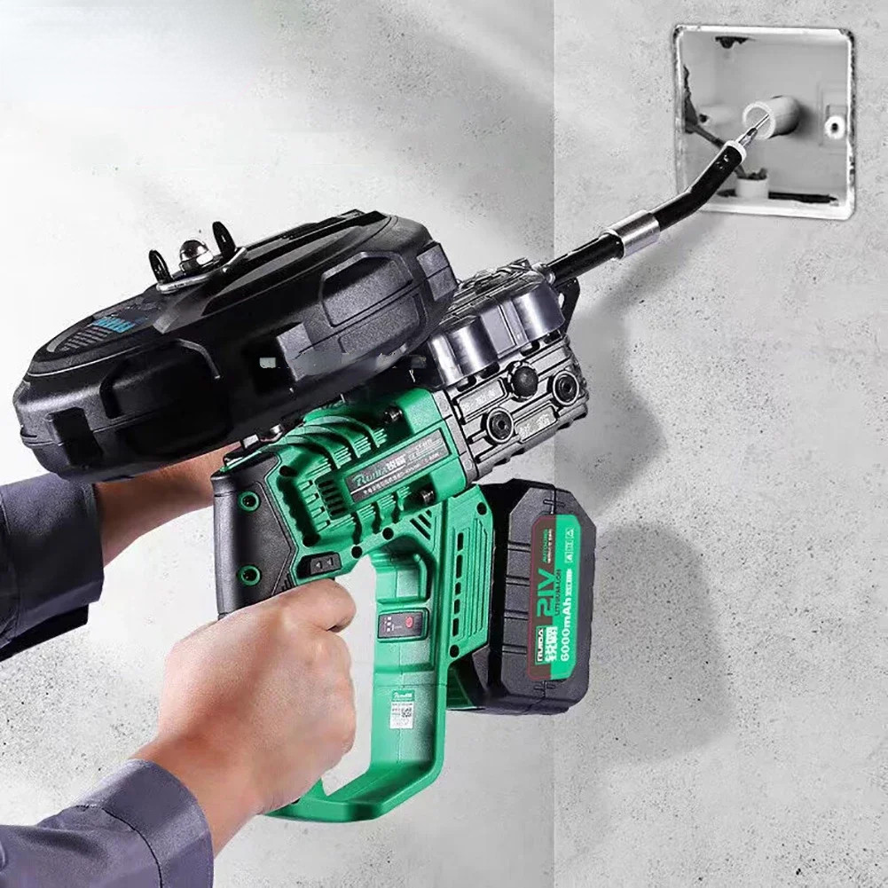 Brushless Wire Threading Machine Portable Electrician Threader ...