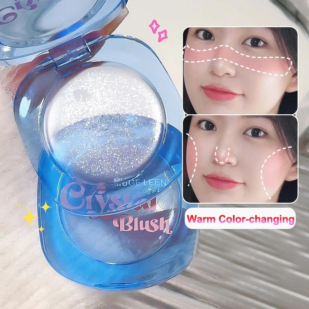 Warm Color-changing Blush - Crystal Pink Blusher Gel - Natural Brighten ...