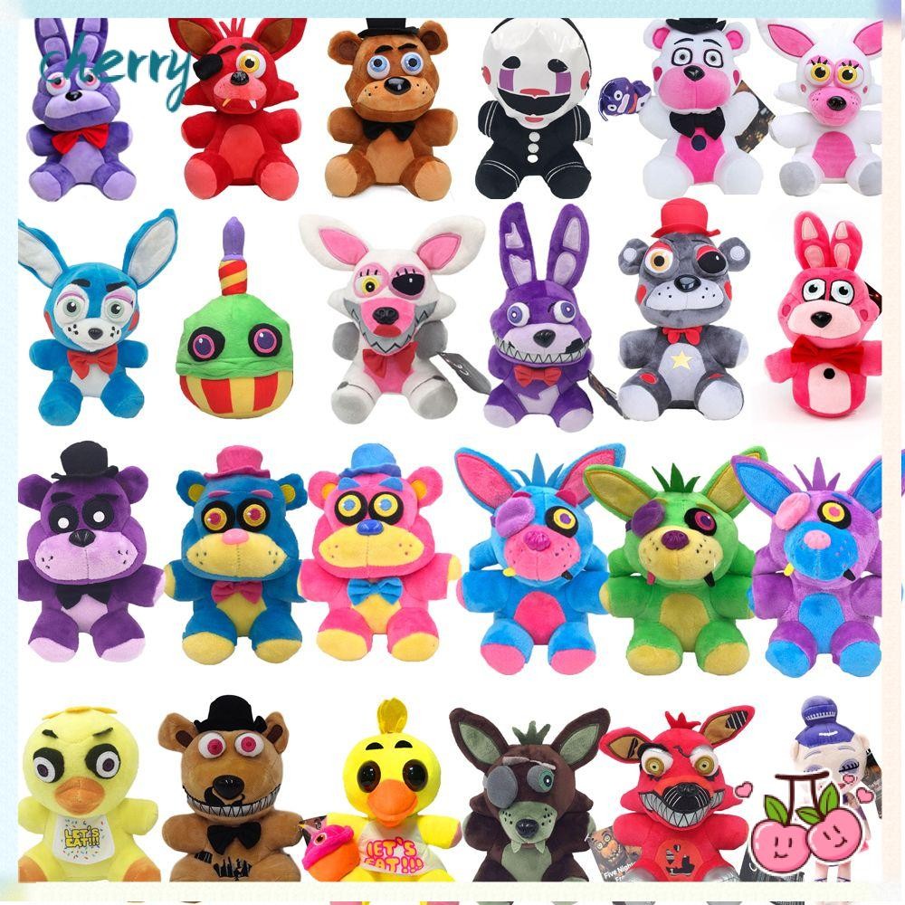 CHERRY 18-25cm FNAF Plush Toy Children Gift Foxy Rabbit Bonnie Chica ...