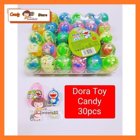 30pcs Doraemon Toy Egg Candy 哆啦A梦玩具惊喜蛋 kids birthday party goodies ...