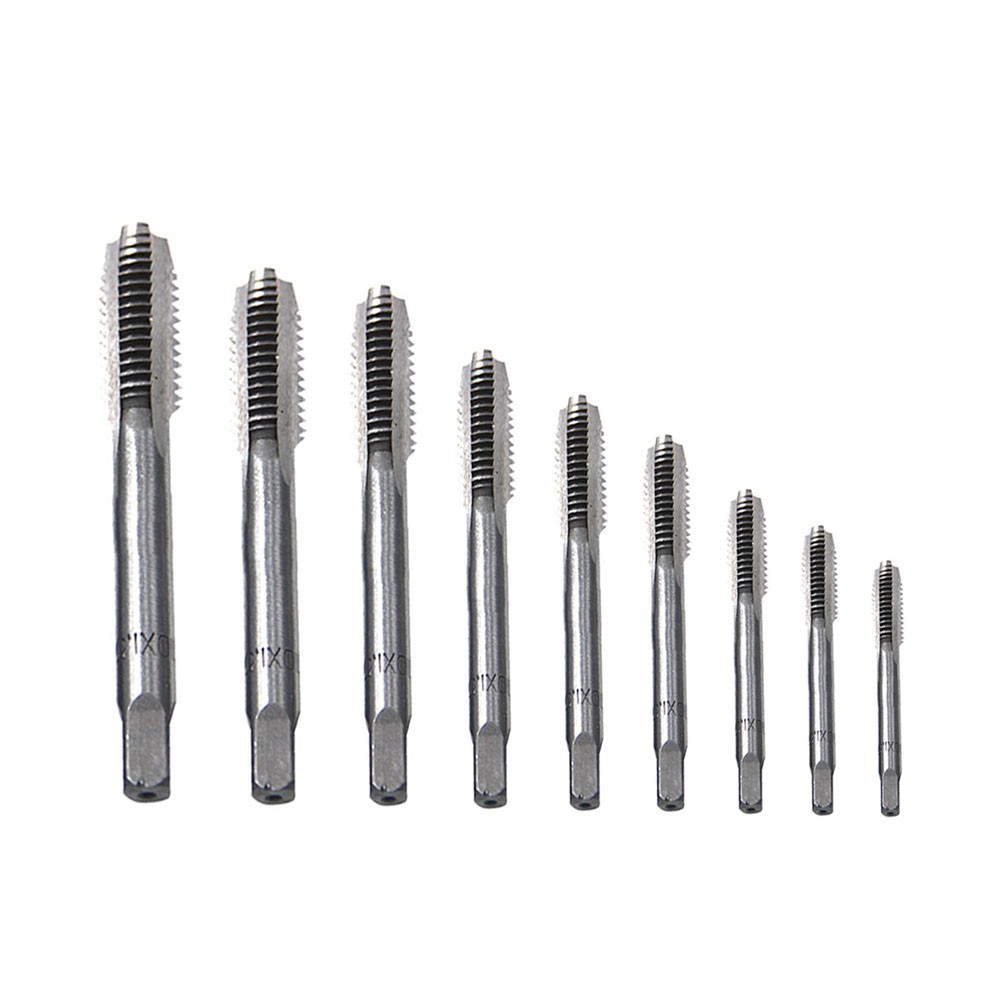 【HRDEAL】 2pcs M3-M16 HSS Screw Tap Drill Bit Set Straight Flute Plug ...