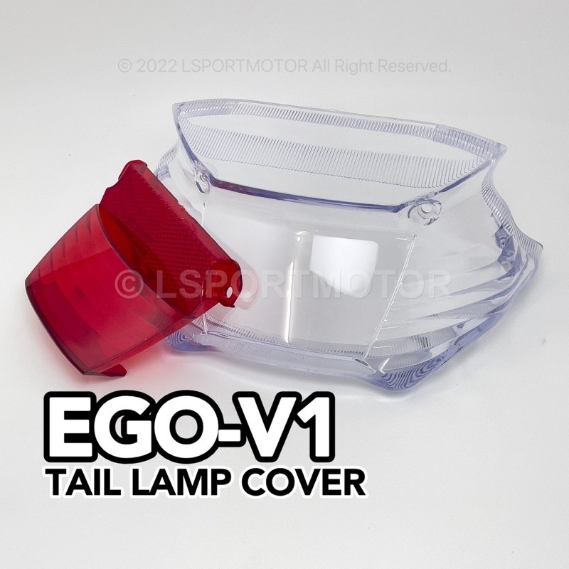 YAMAHA EGO V1 TAIL LAMP COVER (CLEAR+RED) | Shopee Malaysia