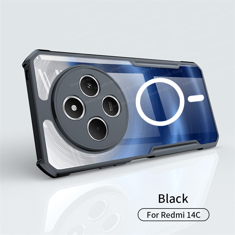 New Casing For Redmi 14C 4G/Xiaomi Poco C75 4G Case Magnetic Phone Case ...