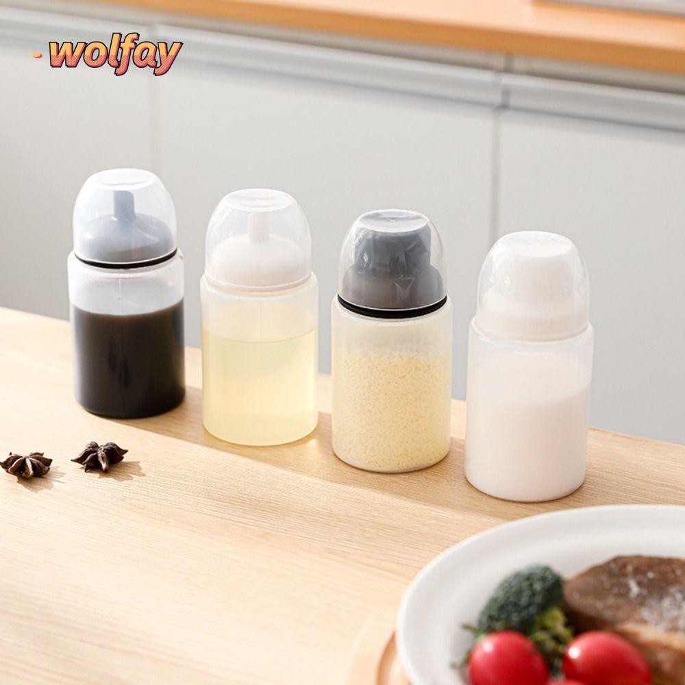 WOLFAY Mini Sauce Bottle, Refillable Kitchen Tool Sauce Salad Squeeze ...