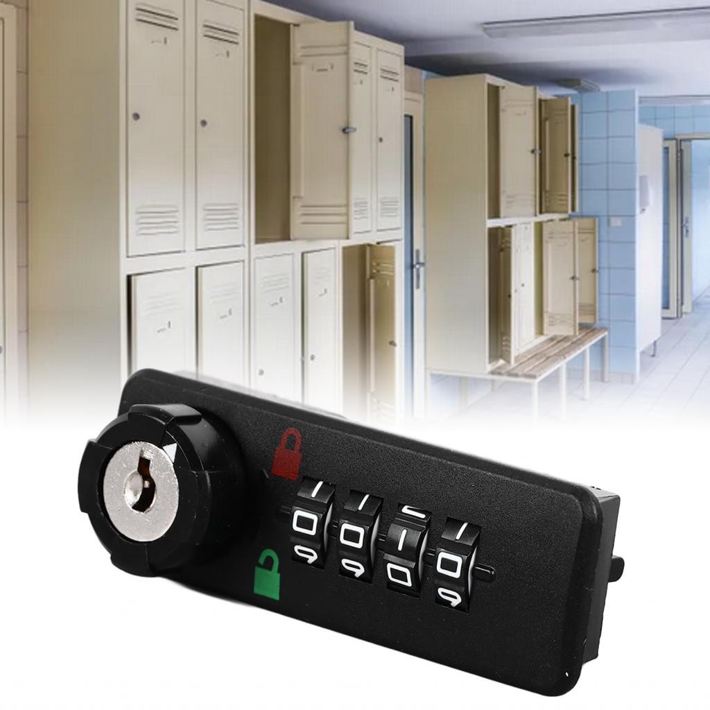 Honglai8 4 Digit Mechanical Dial Combination Lock Password Safety ...